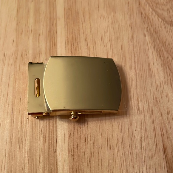 Accessories | 2 Blank Removable Military Belt Buckles Gold Finish ...